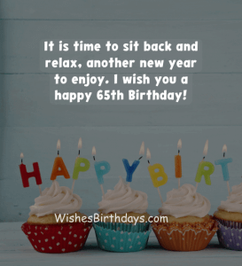 65th birthday wishes: Milestone Celebrations - WishesBirthdays