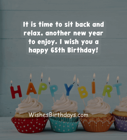 65th birthday wishes: Milestone Celebrations - WishesBirthdays