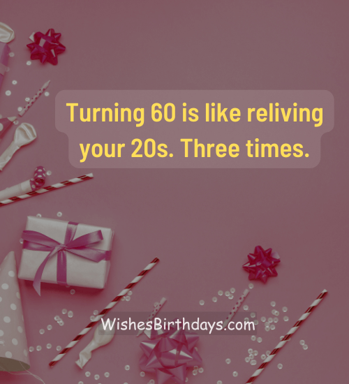60th Birthday Wishes Funny: Laughter-Filled - WishesBirthdays